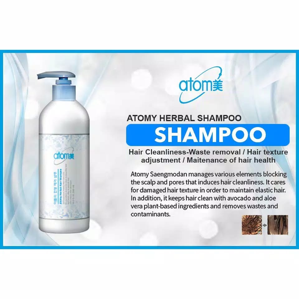 ATOMY Herbal Hair Shampo 500 ml ATOMY ORIGINAL | Lazada Indonesia