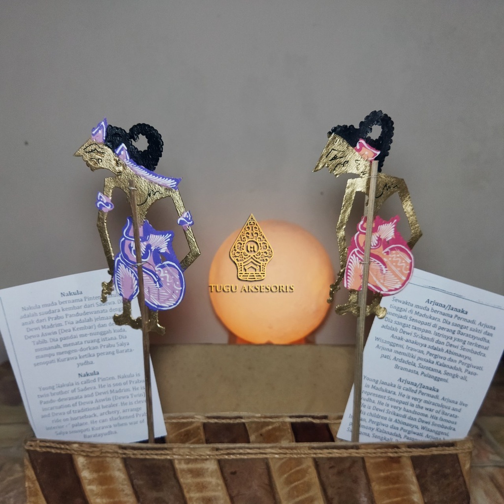 Wayang Kulit Mini - Miniatur Wayang - bahan Kulit Kambing | Lazada ...