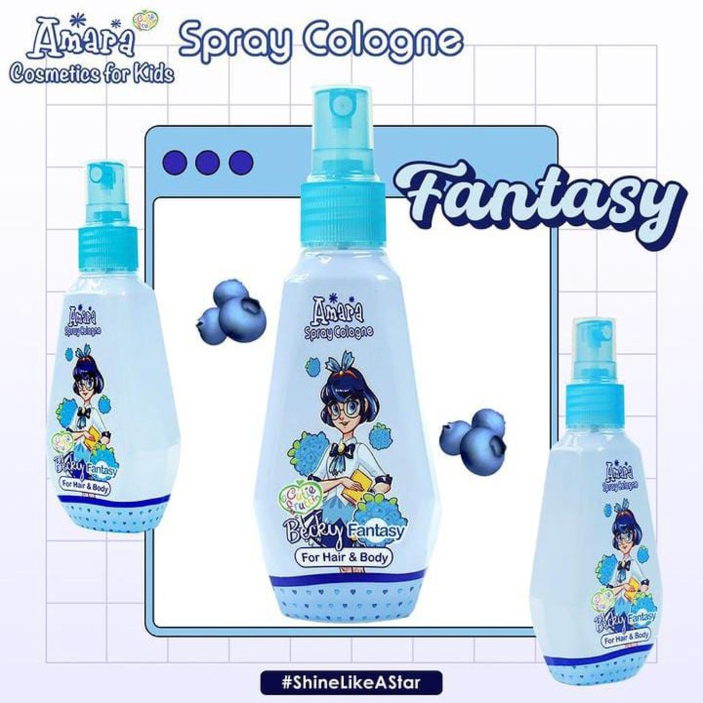 Amara Kids Spray Cologne For Hair & Body - 100ml BY AlwaysLucky ...