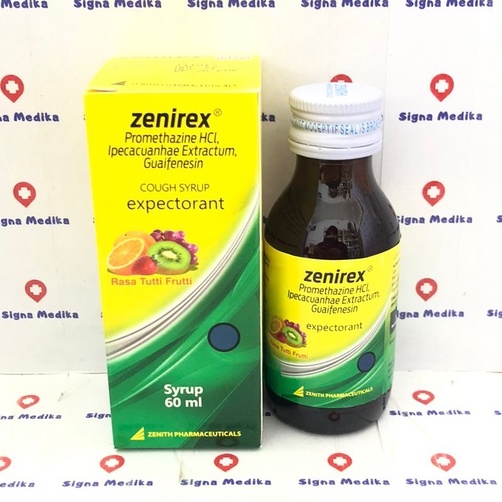 Zenirex Expectorant Sirup 60ml Rasa Tutti Fruity - Obat Batuk Berdahak ...