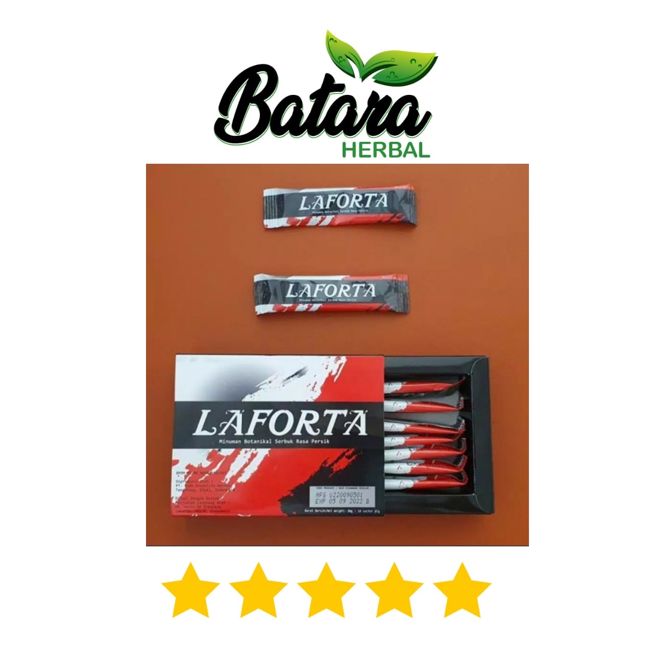 Paket Hemat Murah LAFORTA ORIGINAL 2 SACHET laforta original dr boyke ...