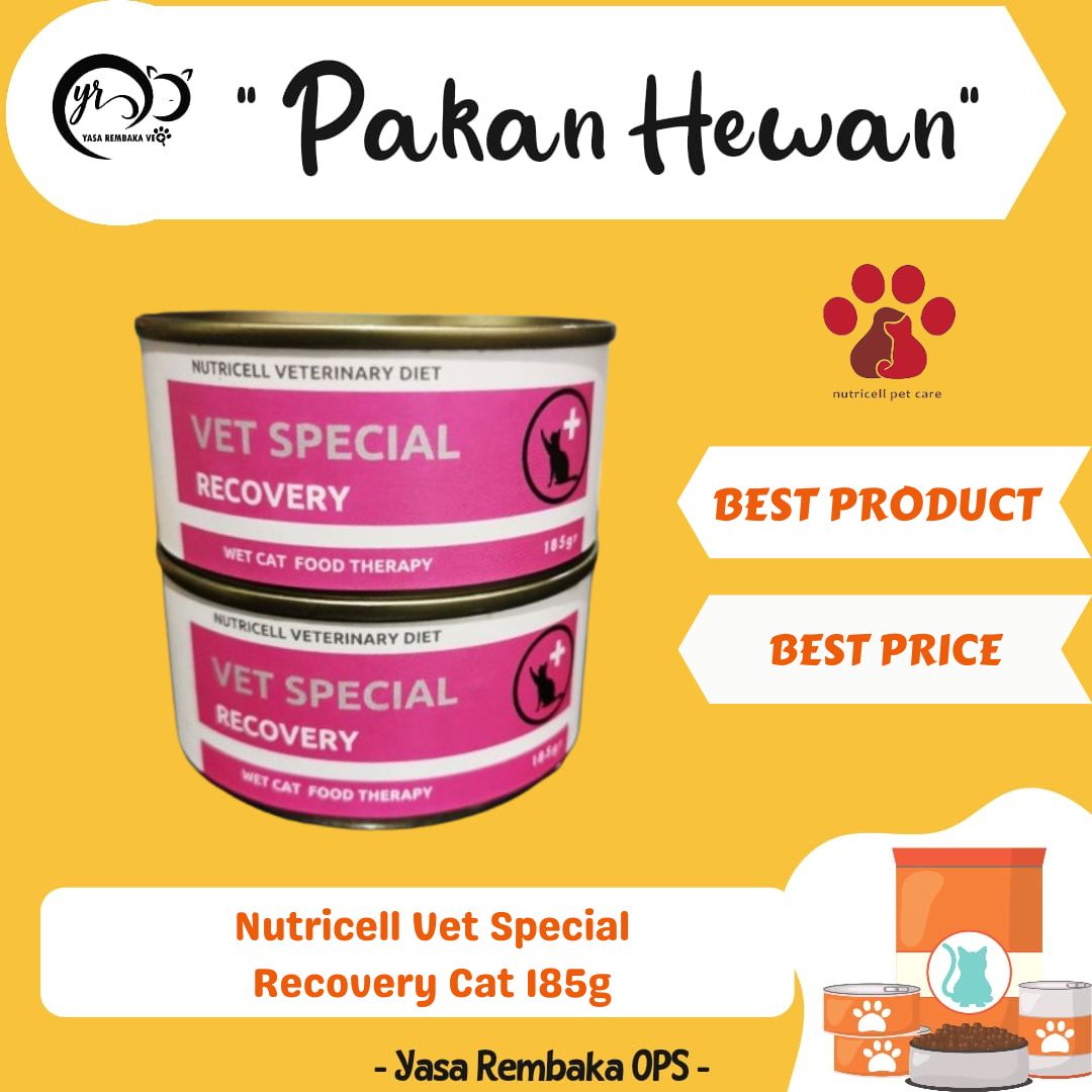 NUTRICELL VET SPECIAL RECOVERY CAT 185 gr | Lazada Indonesia