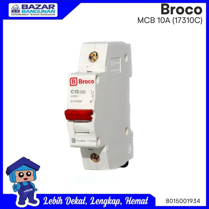 MCB / STOPPER BROCO 10 A / 10A 17310 C / 17310C | Lazada Indonesia