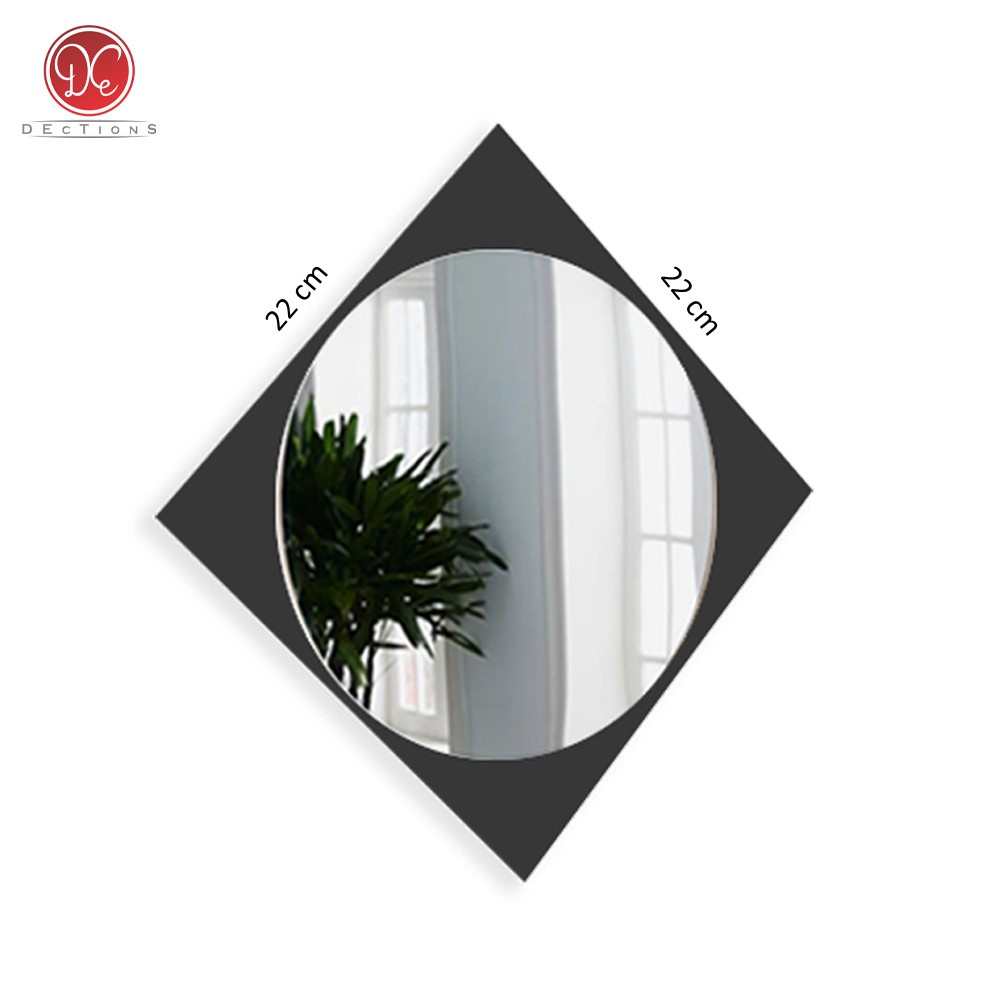 Kaca Cermin Dinding Bulat Aesthetic Round Mirror Frameless | Lazada ...