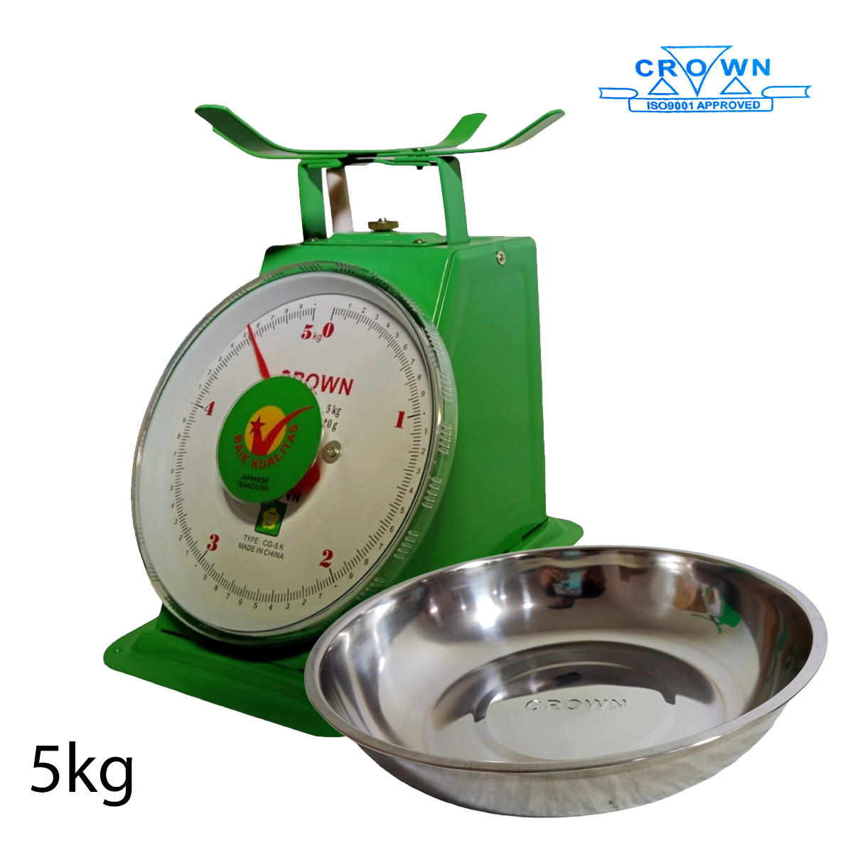 Timbangan Duduk Timbangan Buah 5 Kg Crown Timbangan dapur serbaguna by ...