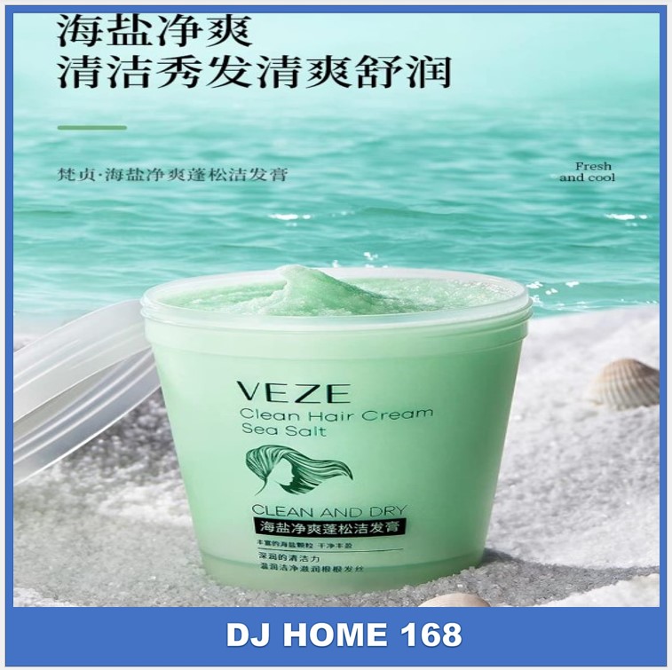 Veze Clear Hair Cream Sea Salt Krim Rambut Garam Laut Bersih Dan Kering ...