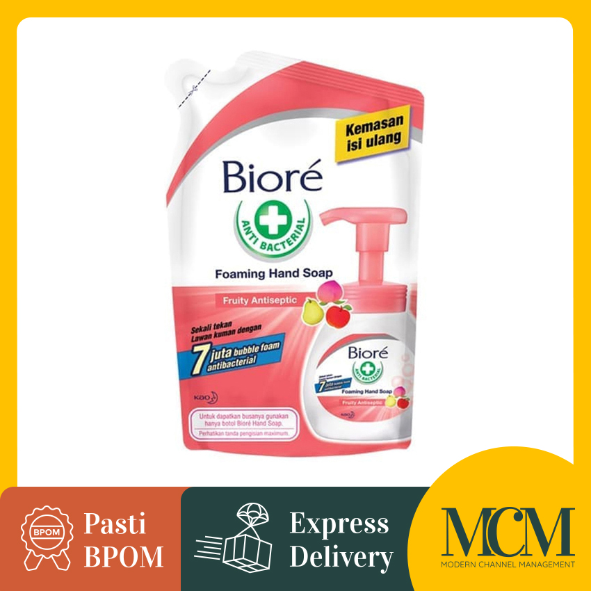 Sabun Cuci Tangan Biore Guard Foaming Hand Soap Fruity Pouch - 250 mL ...