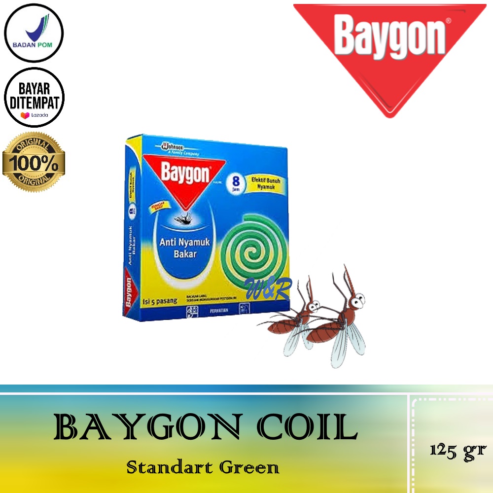 baygon coil standart green 125gr | Lazada Indonesia