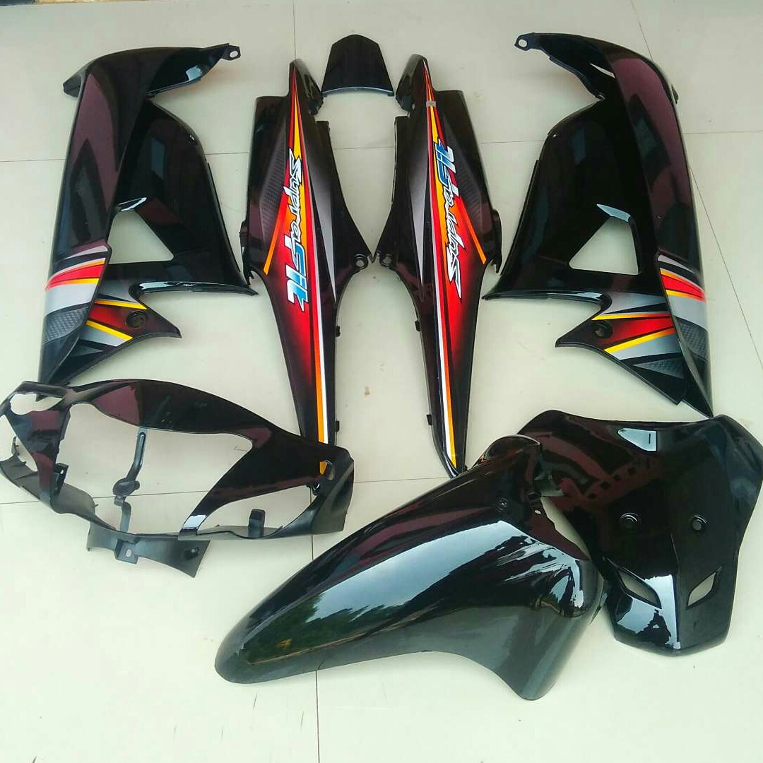 cover body Supra fit new hitam ful body halus/full body halus Supra fit ...