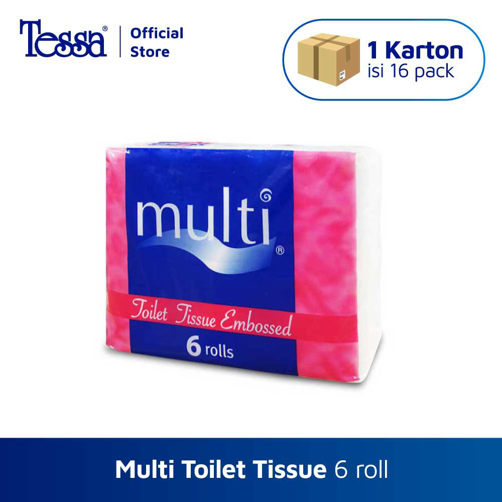 Kemasan Karton - Tissue Multi Toilet Tissue 6 roll - isi 16 pack ...