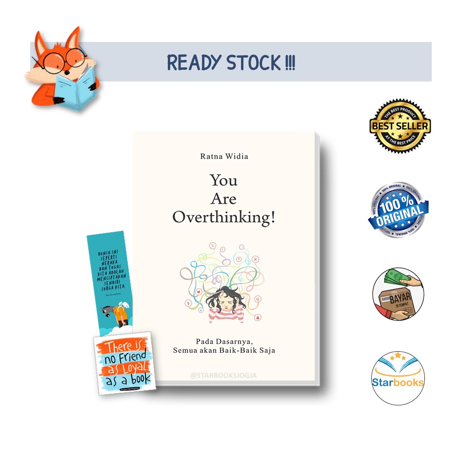 Buku You Are Overthinking - Psikologi Corner | Lazada Indonesia