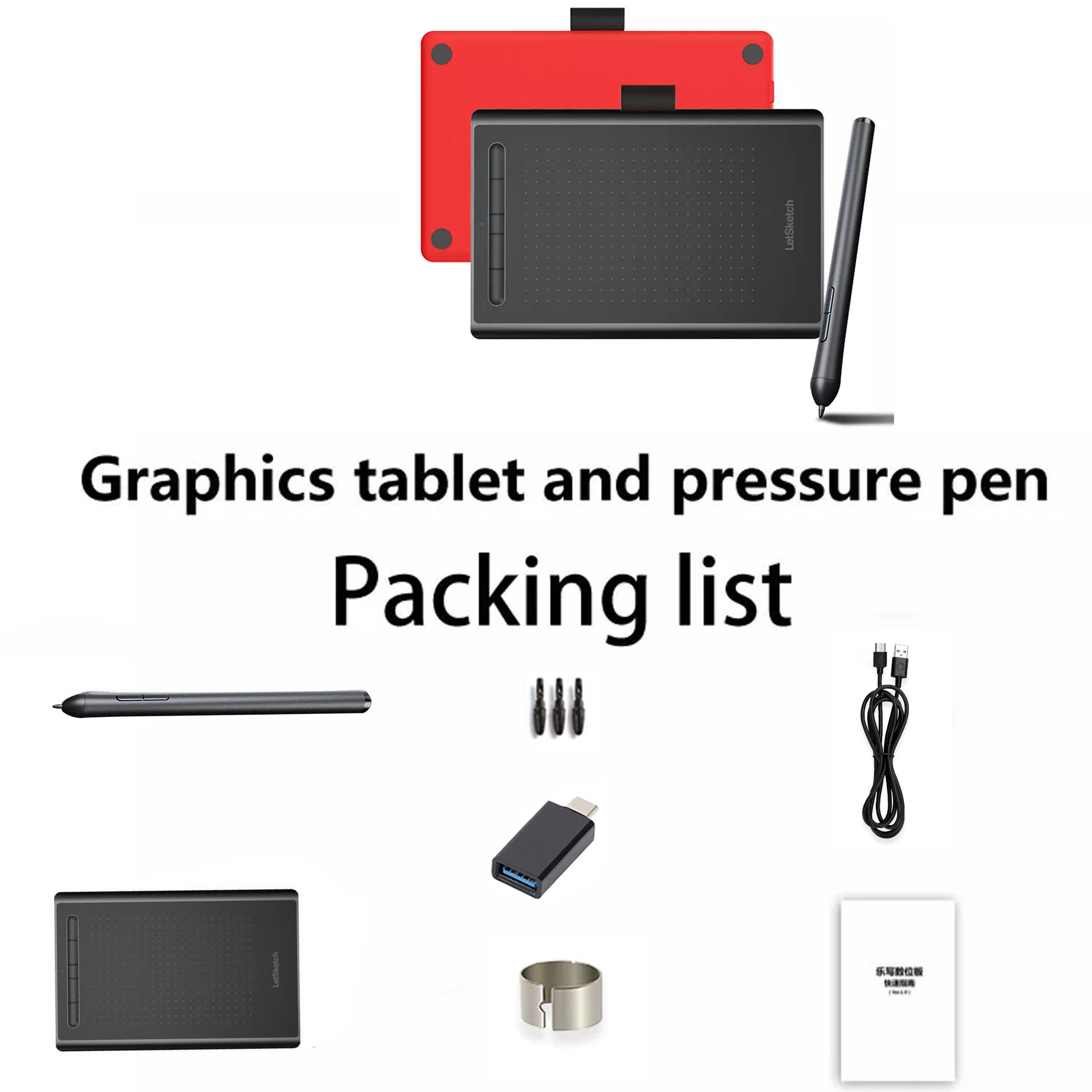 Letsketch Drawing Tablet Graphic Drawing Pen Tablet | Lazada Indonesia