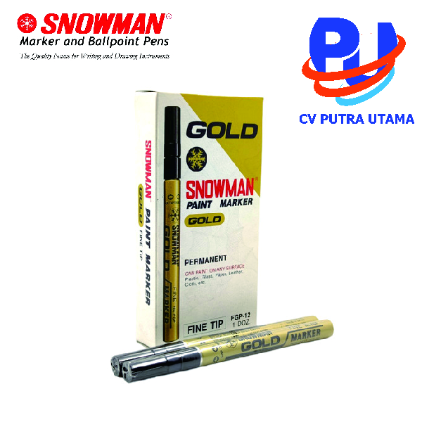 SPIDOL SNOWMAN GOLD EMAS KECIL | Lazada Indonesia