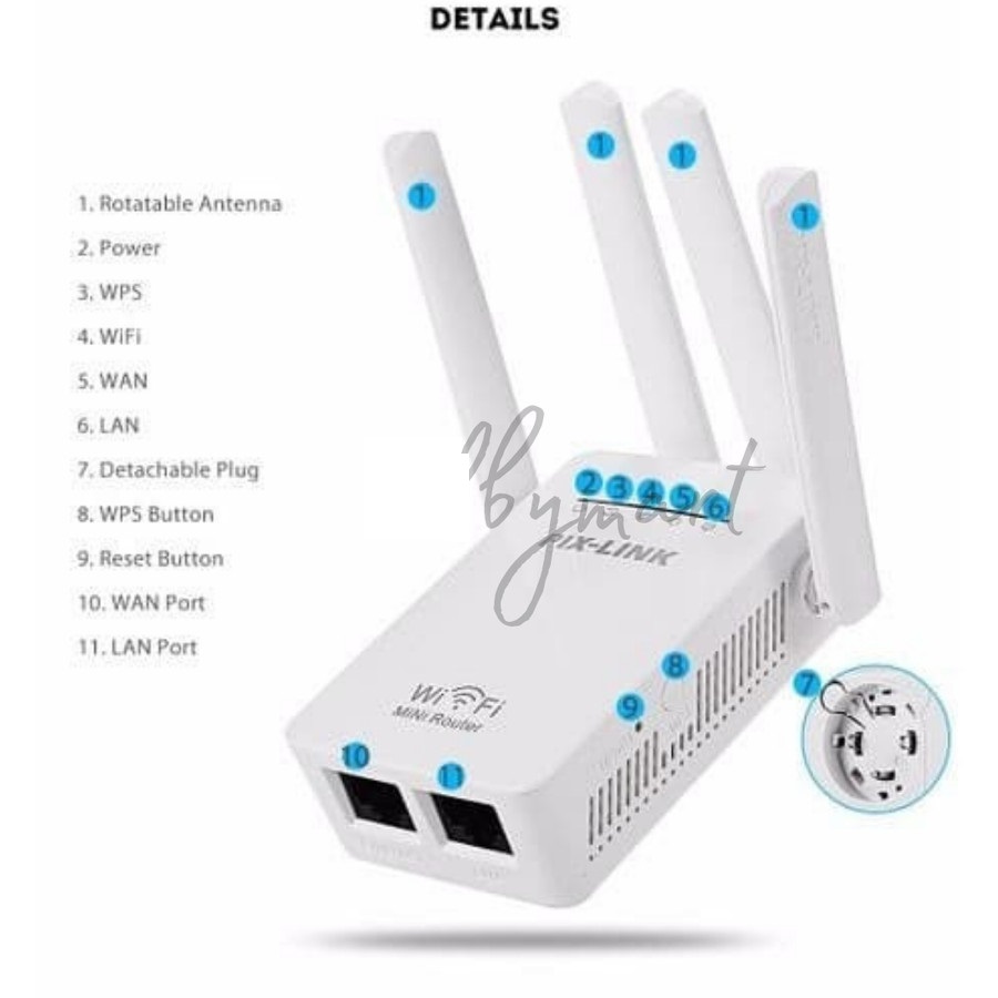 Wireless Wifi PIX-LINK 300M Router Repeater | Lazada Indonesia