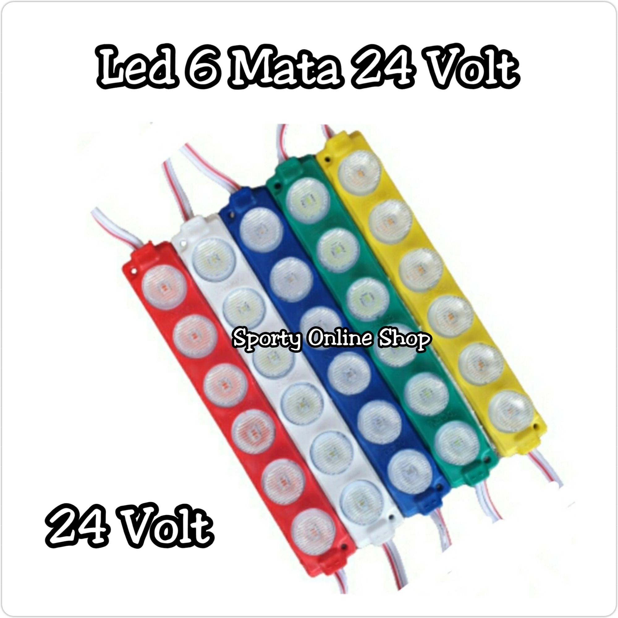 Lampu Led 6 Mata 12Volt / 24Volt | Lazada Indonesia