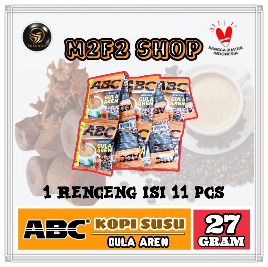 ABC Kopi Susu dan Gula Aren Sachet - 27 gr (Kemasan Renceng) | Lazada ...