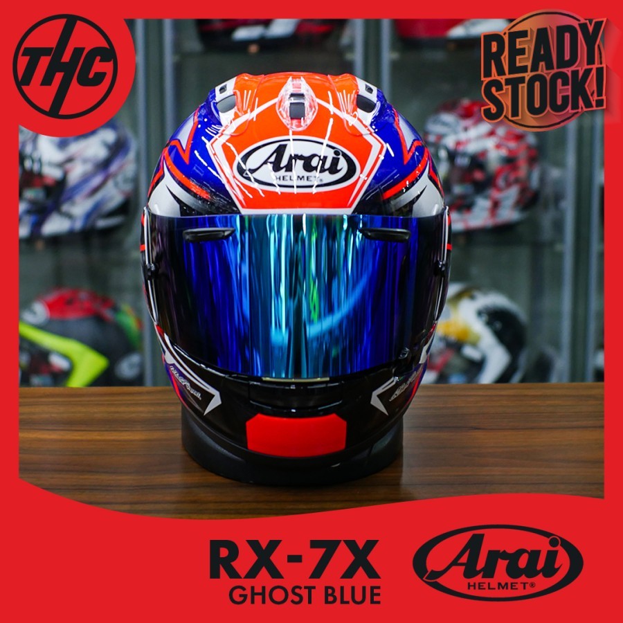 ARAI HELMET RX-7X GHOST BLUE | Lazada Indonesia