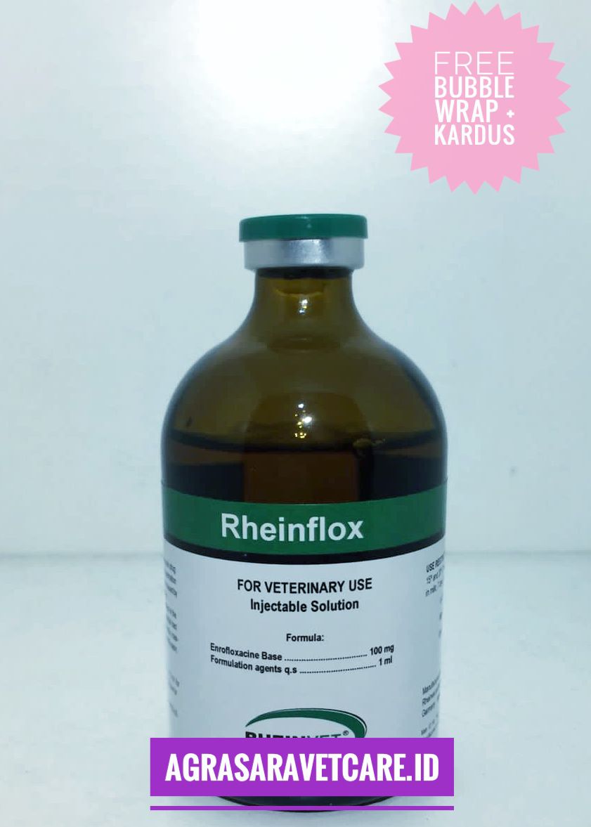 RHEINFLOX 100 ML - ENROFLOXACIN 10% SEPERTI INTERFLOX ROXINE | Lazada ...