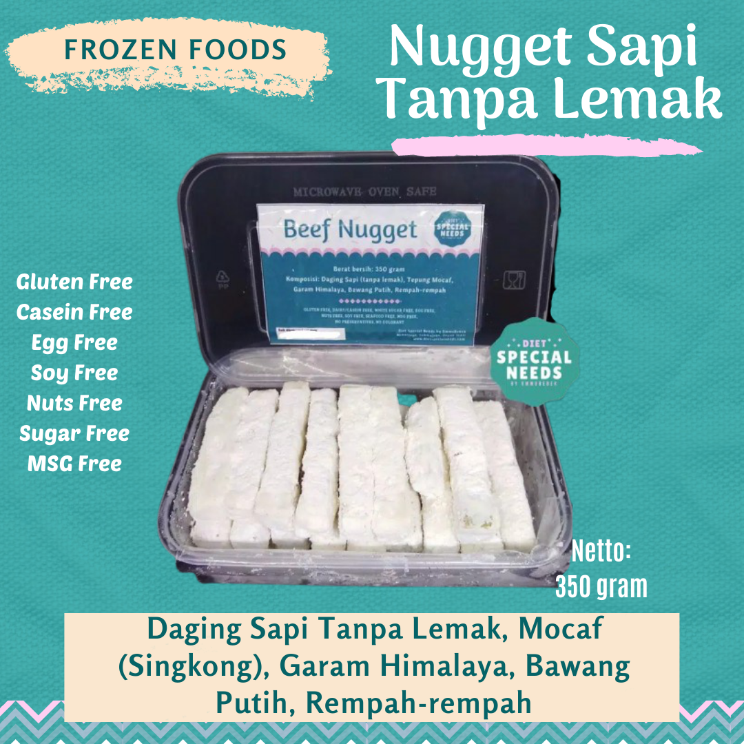 Nugget Sapi Tanpa Lemak - Gluten & Egg Free Non MSG Diet Special Needs ...