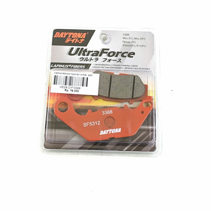 Kampas Rem Belakang Daytona Ultra Force Yamaha Nmax 155 | Lazada Indonesia
