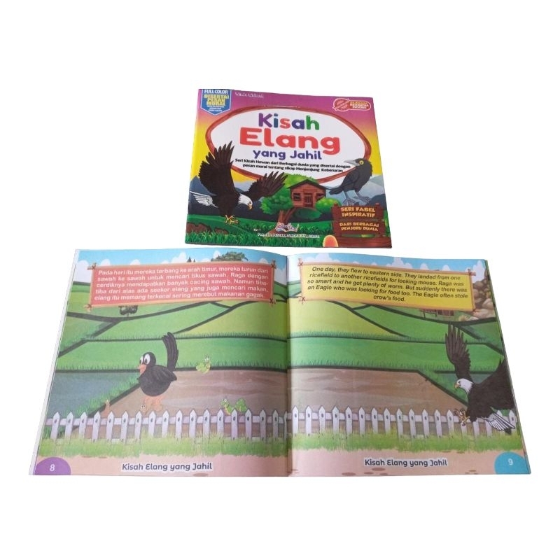 Buku Cerita Seri Fabel Inspiratif Kisah Elang Yang Jahil Disertai Pesan ...