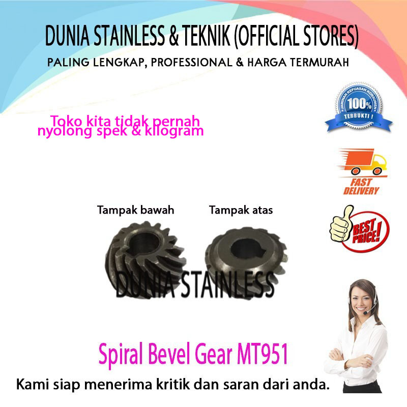 Spiral Bevel Gear MT951 ASLI | Lazada Indonesia