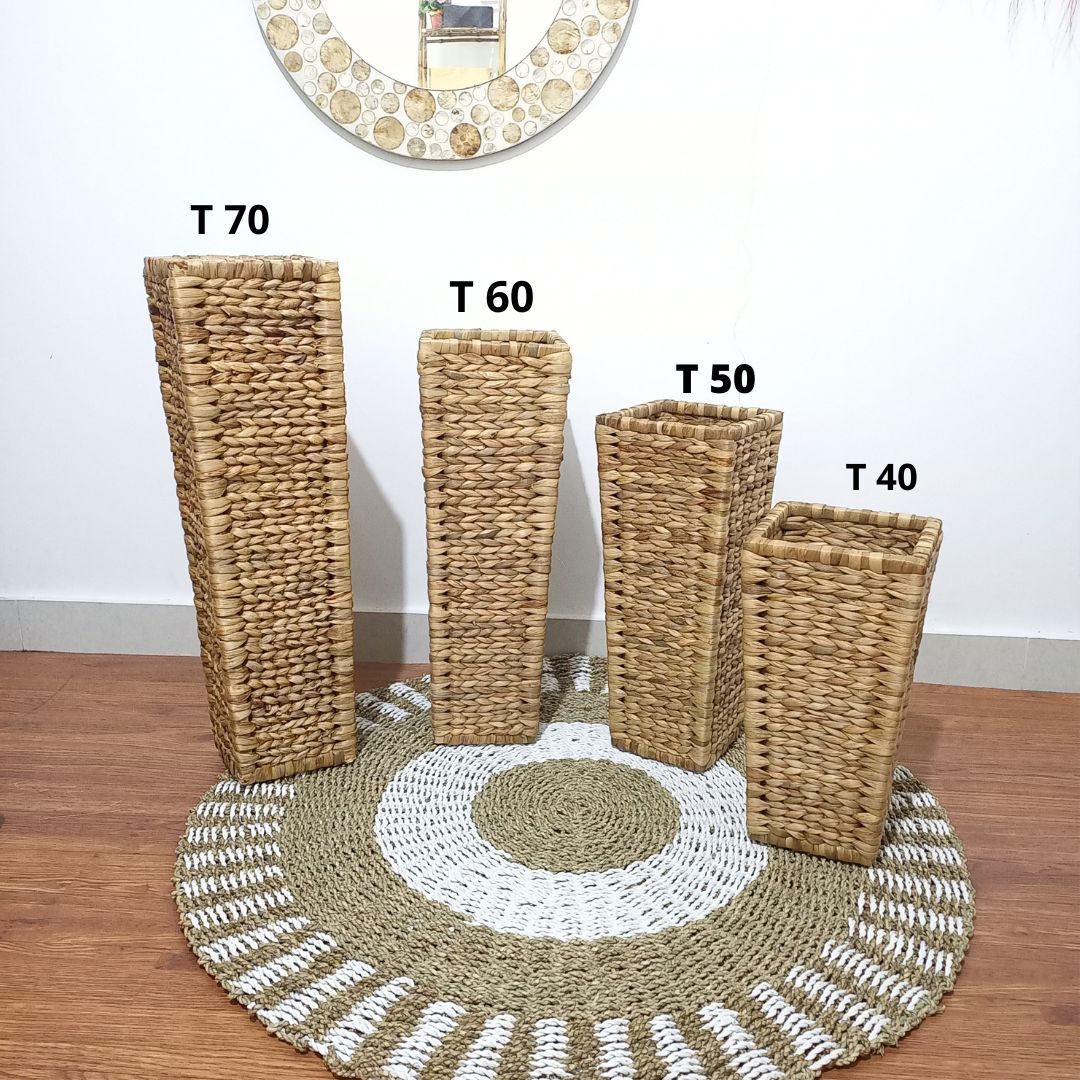 POT BUNGA RUSTIC/GUCCI ENCENG GONDOK/POT ENCENG RANGKA KAYU | Lazada Indonesia