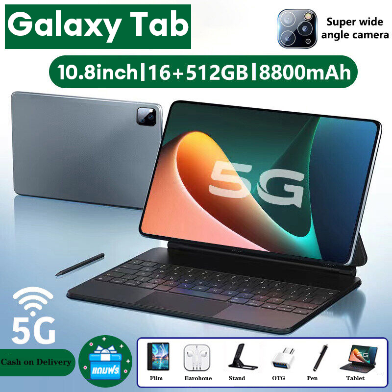 tablet terbaru 2022 asli Pro11 16GB + 512GB Tablet Android 10 inch ...