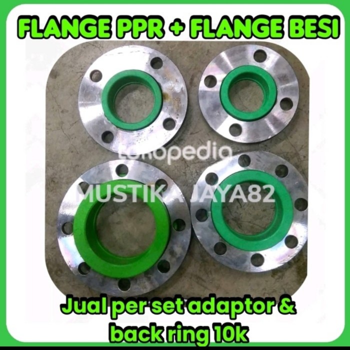 Free Ongkir flange ppr+flange besi 10k 3inch adaptor ppr hijau 90mm ...