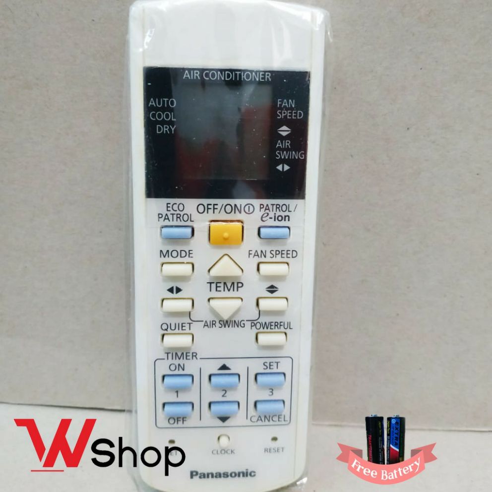 Remot AC Panasonic Eco Patrol Eion Patrol Original | Lazada Indonesia
