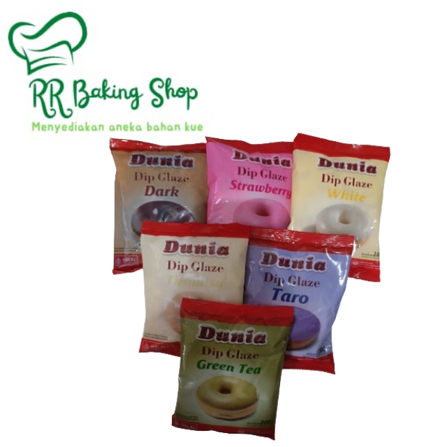 Dunia Dip Glaze 200 gram ( kemasan Pabrik ) ALL Varian Rasa | Lazada ...