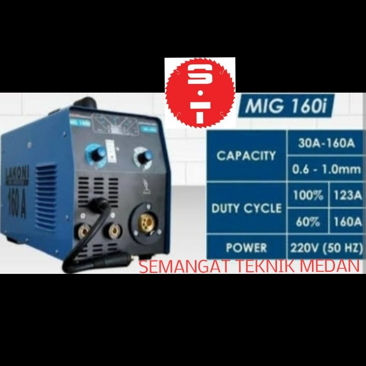 MIG-160i MESIN TRAFO LAS FLUX TIG MMA MIG CO2 GASLESS 160A 4in1 LAKONI | Lazada Indonesia