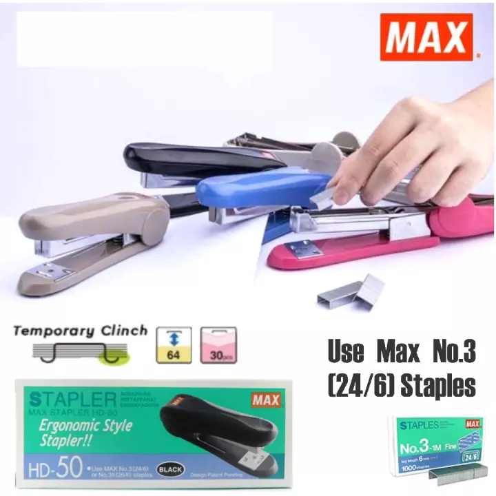 STAPLER / STAPLES MAX HD-50 BESAR | Lazada Indonesia