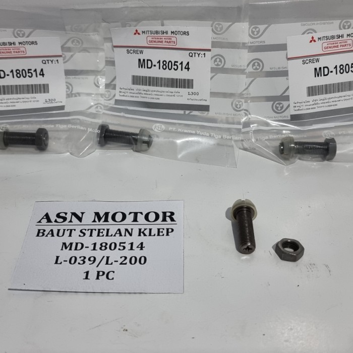 BAUT STELAN KLEP SCREW L200 2 5 TRITON 2.5 L300 DIESEL | Lazada Indonesia