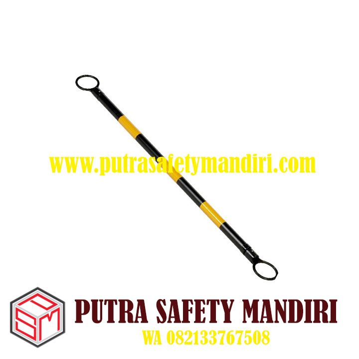 CONE BAR STICK HITAM KUNING STIK PENGHUBUNG TRAFFIC CONE KERUCUT MARKA ...