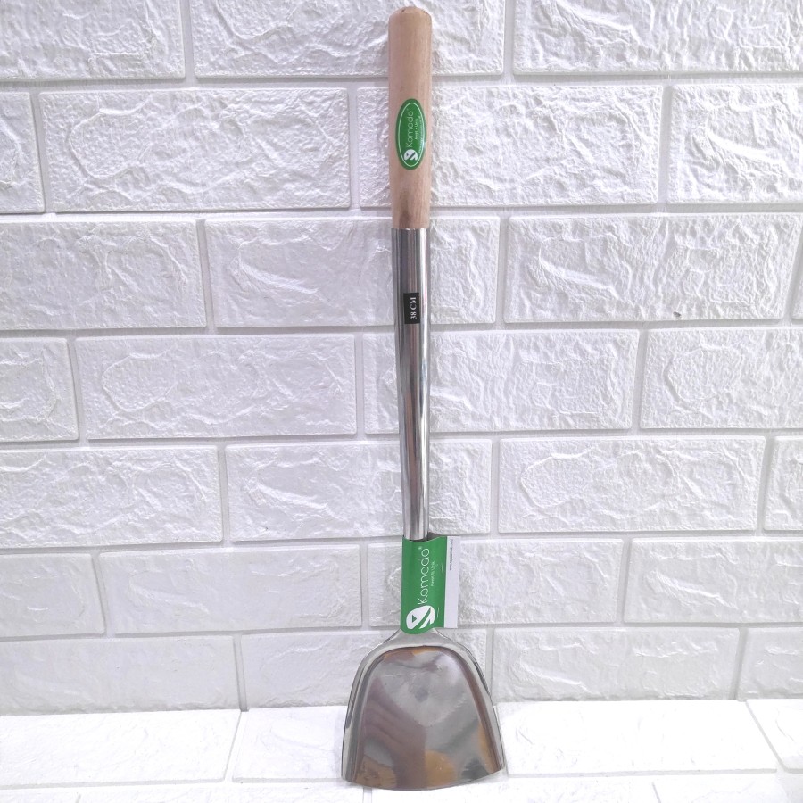 Sodet Stainless 38cm 40cm Sutil Spatula Resto Jumbo Komodo TEBAL Full ...