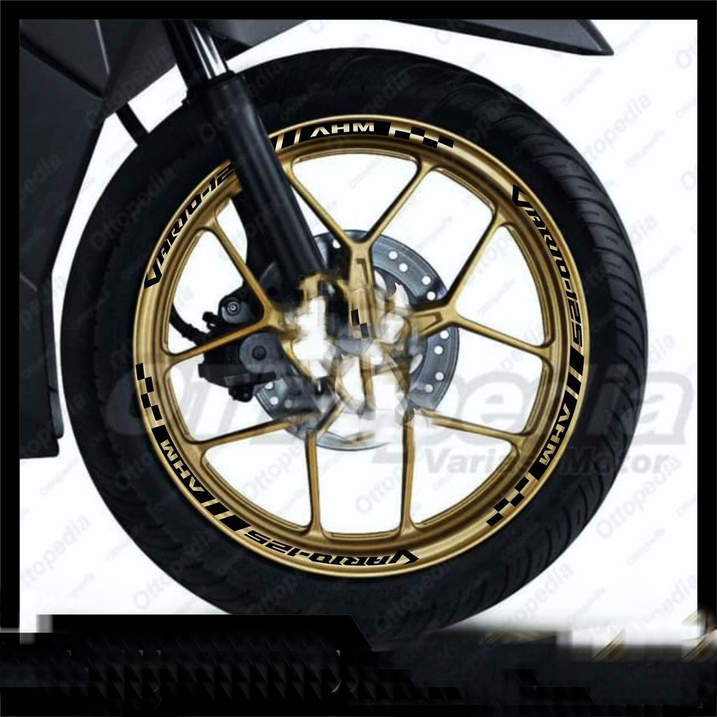 STIKER VELG VARIO 125 VELG GOLD AHM ZFSTIKER | Lazada Indonesia