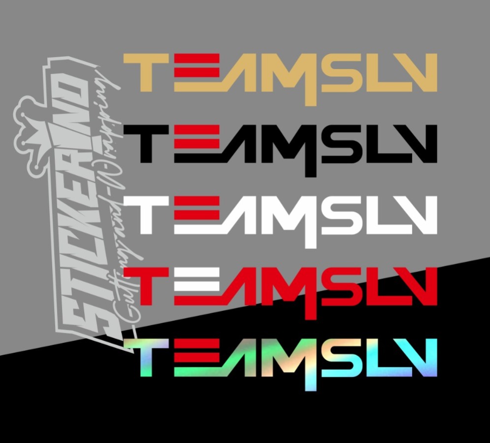 CUTTING STICKER STIKER TEAMSLV STIKER VIRAL STICKER RACING | Lazada ...