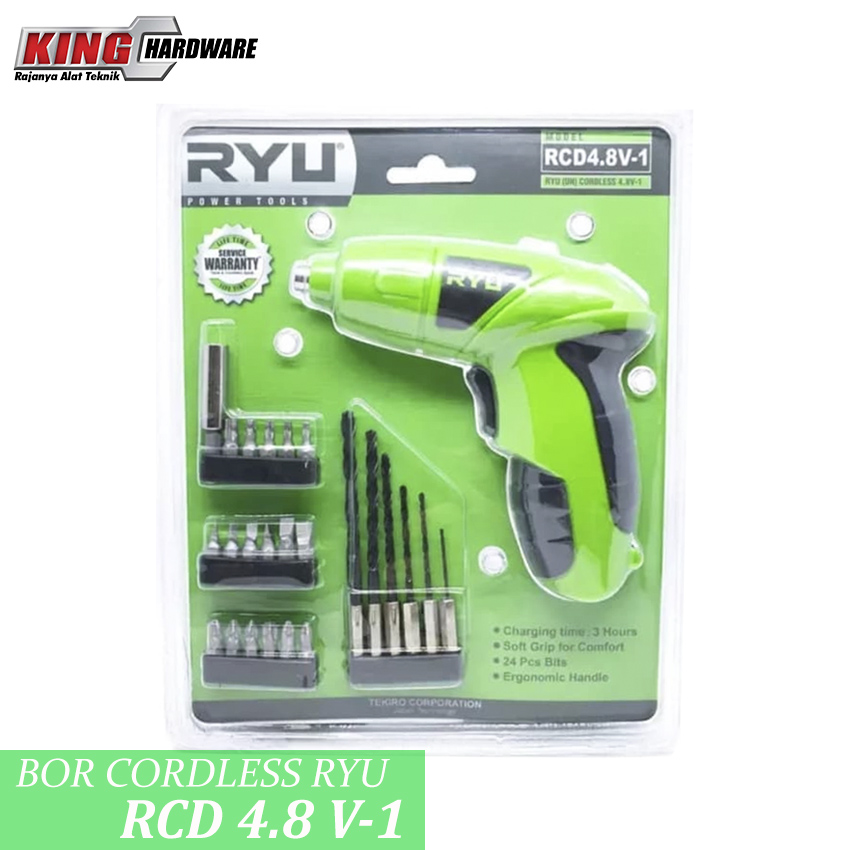 BOR CORDLESS RYU RCD 4.8 V 1 BLISTER | Lazada Indonesia
