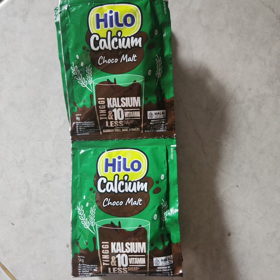 Hilo Calcium Choco Malt isi 10 sachet x 14gr | Lazada Indonesia
