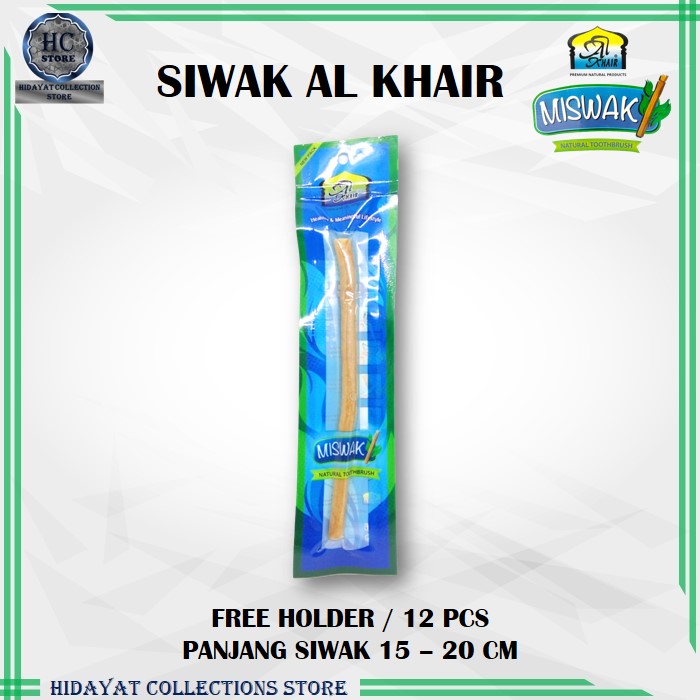 Siwak Al Khair Miswak Kayu Siwak Al Khair Original | Lazada Indonesia