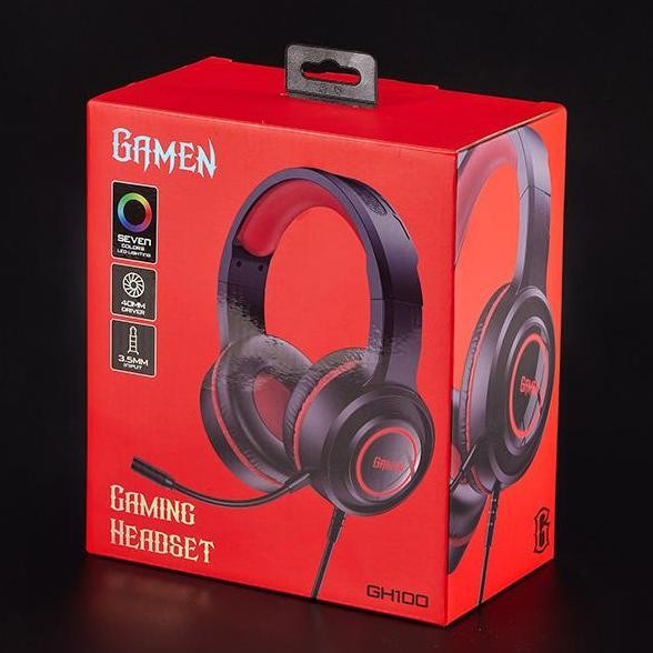 Gamen Profesional Gaming Headset with Microphone GH100 Black | Lazada ...