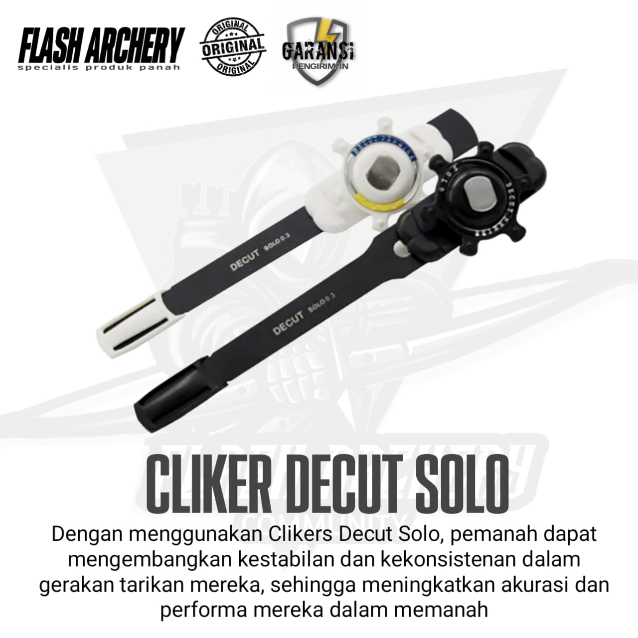 Cliker Decut SOLO original I Cliker Panahan Recurve dan Standard bow | Kliker panahan Decut Solo ...