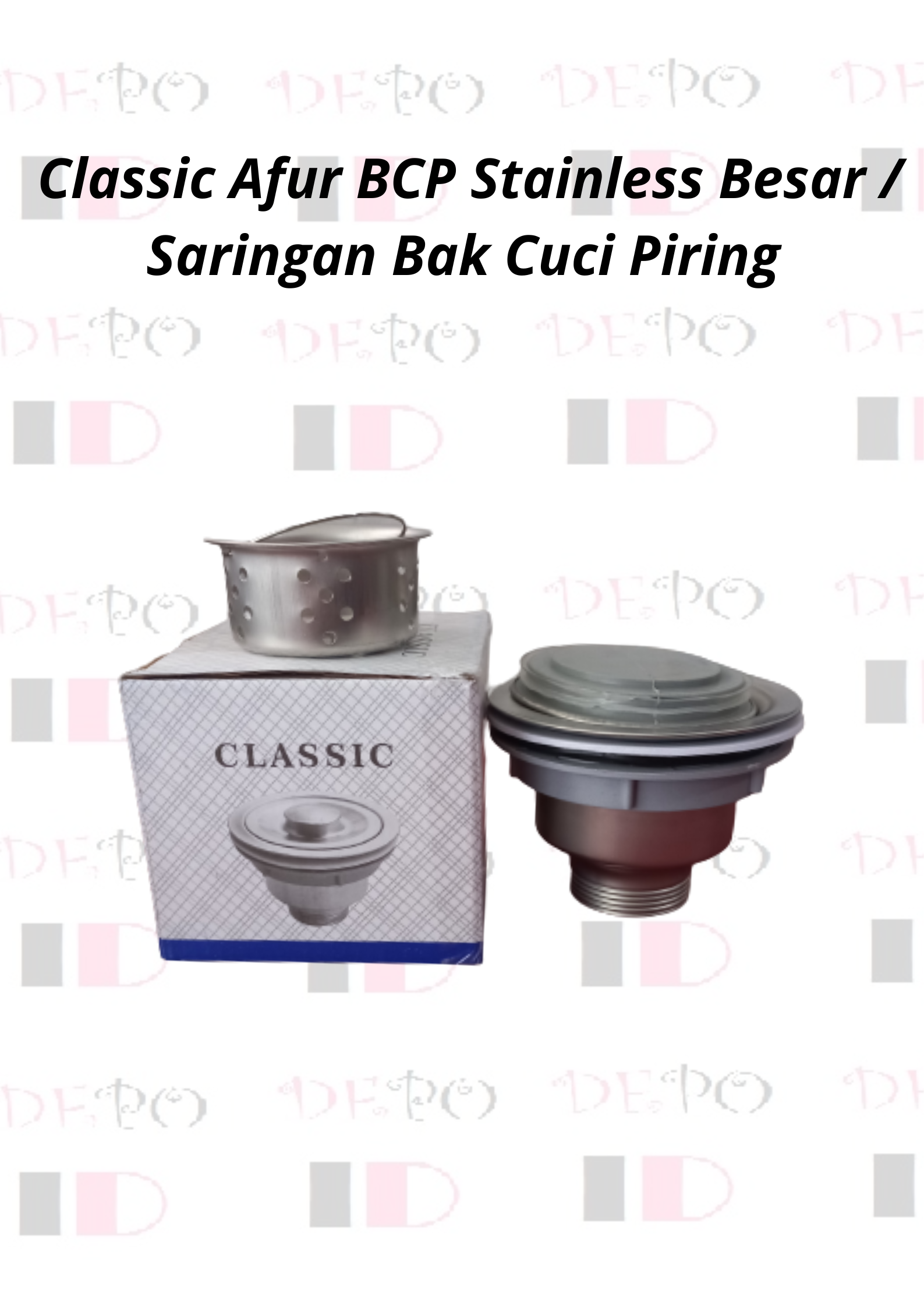 Afur BCP Stainless Besar / Saringan Bak Cuci Piring | Lazada Indonesia