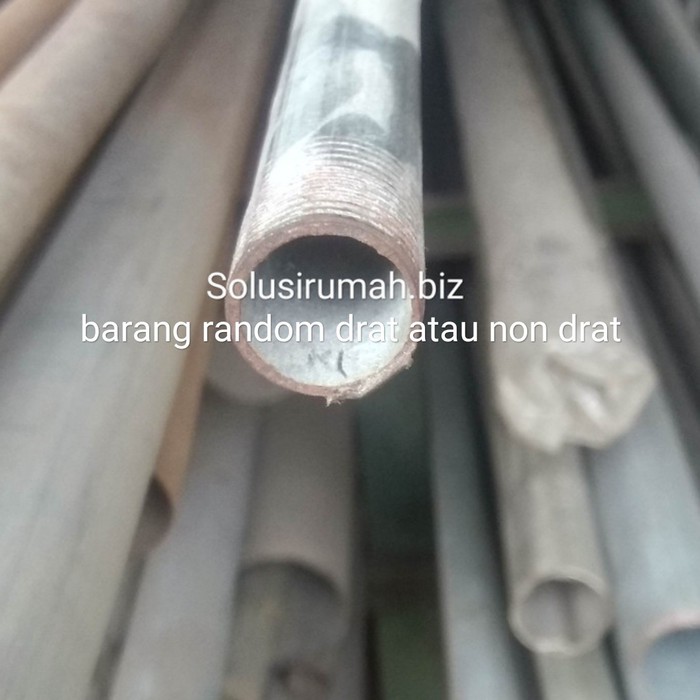 PIPA BESI GALVANIS 3/4 IN 1m 1MM - 1.2MM 3/4" BSB CLASS panjang 1M PIPA ...