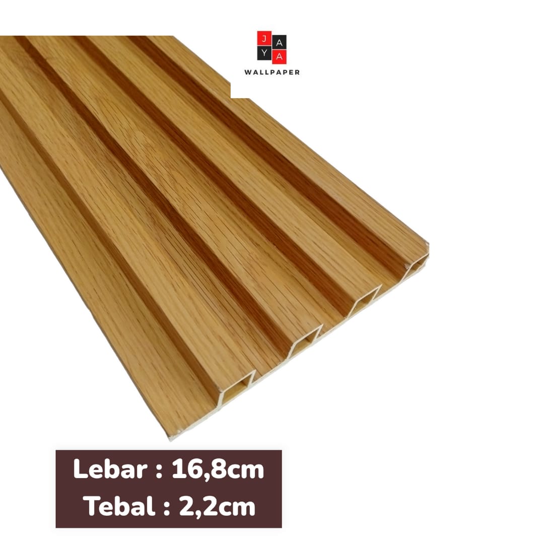 WALLPANEL 3D WPC TEBAL FLUTED WOOD PANEL PANJANG 2.9 M | KISI-KISI ...