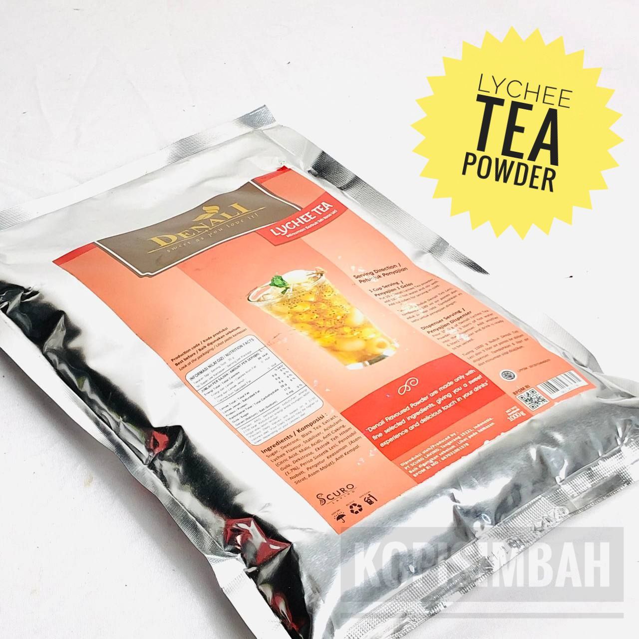 Powder DENALI Rasa LYCHEE TEA 1Kg Bubuk Minuman Lychee Tea Kualitas ...
