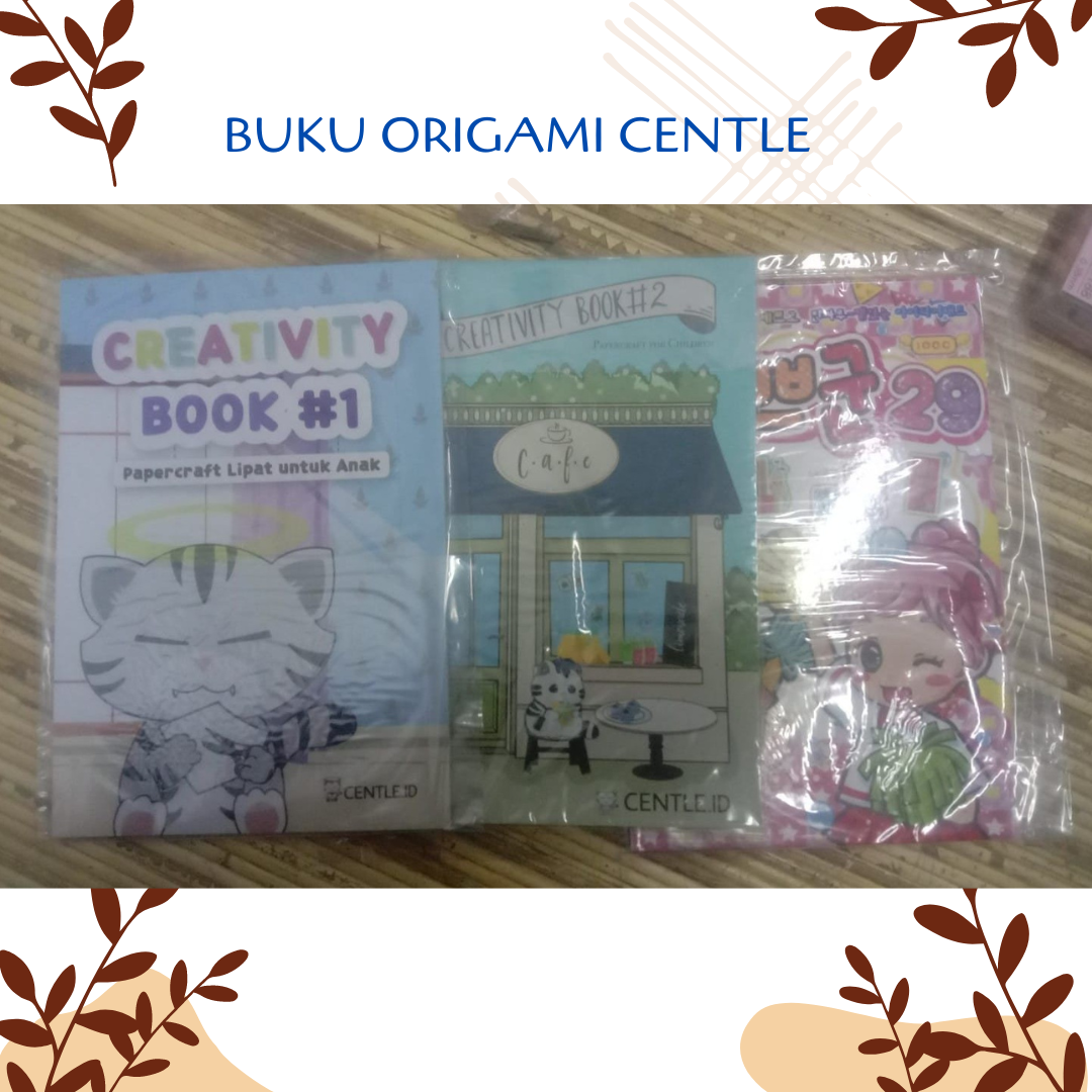 BUKU ORIGAMI KOREA CENTLE 3D KERTAS MELIPAT KARYA SENI LIPAT POP UP ...