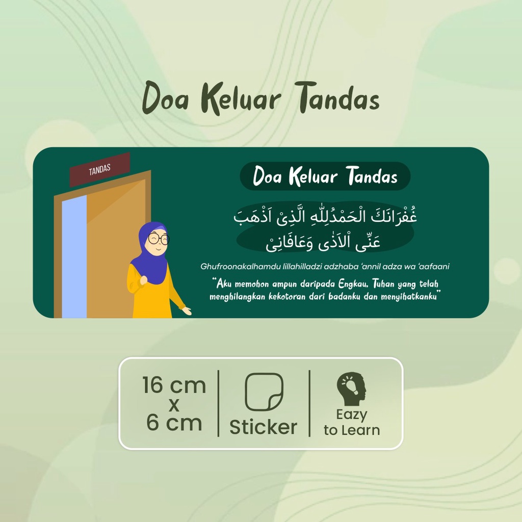 Sticker DOA SATUAN Sehari hari Harian Anak Bergambar | STICKER DOA ...