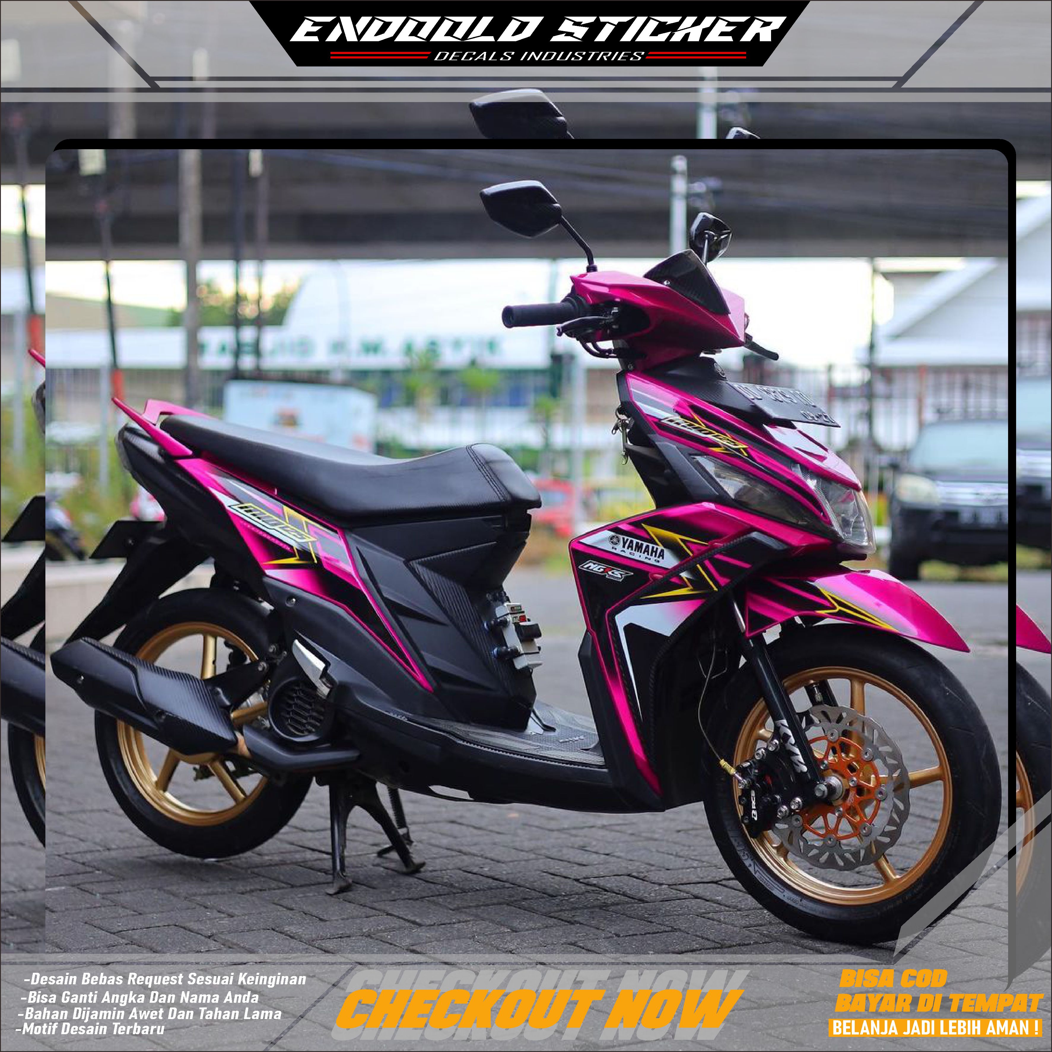 ENDOOLDSTIKER - PRODUCT DECAL STIKER MOTOR MIO M3 MIO 125 MIO Z KEREN ...